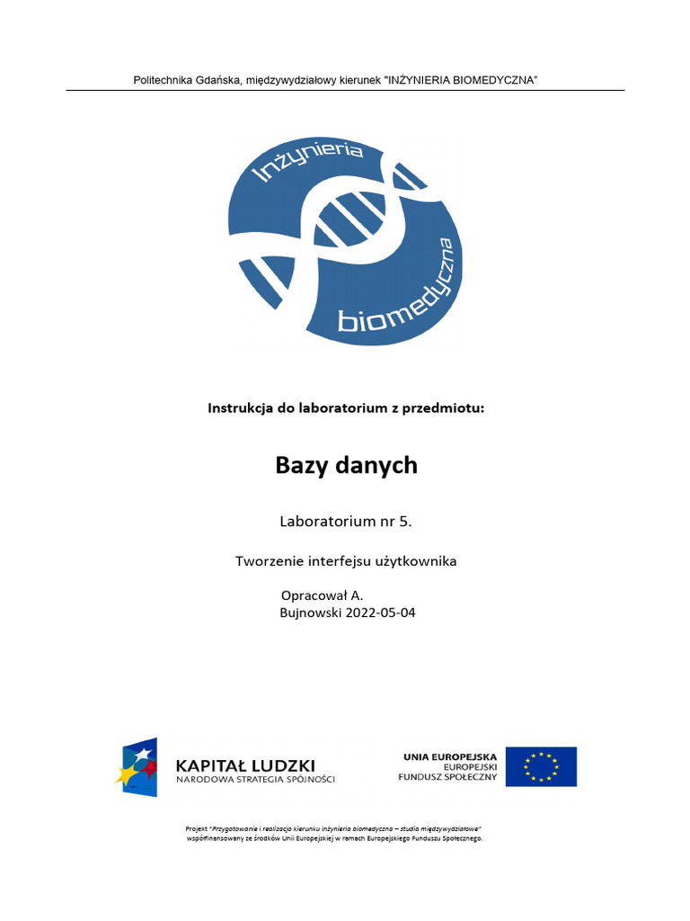 Bazy Danych lab5NG | PDF