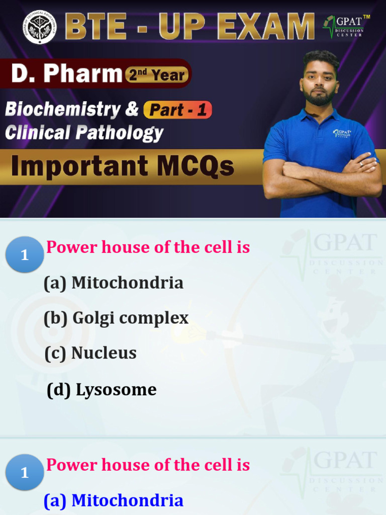 Biochemistry & Clinical Pathology Important MCQ (Part 1) | PDF | Anemia | Glycolysis