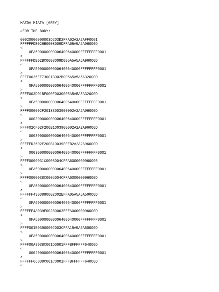 Mazda Miata Grey | PDF | Rear Wheel Drive Vehicles | Cars Of Japan