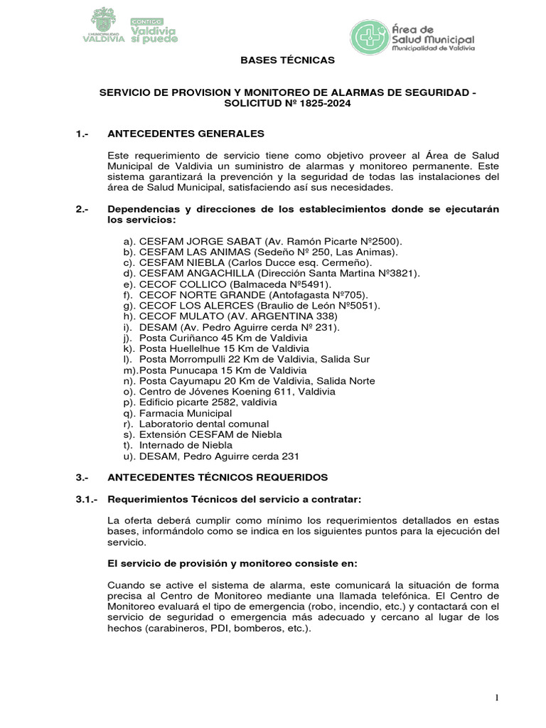 B. T. Monitoreo de Alarmas Nº1825-2024 | PDF | Business B. T. Monitoreo de Alarmas Nº1825-2024 | PDF | Business