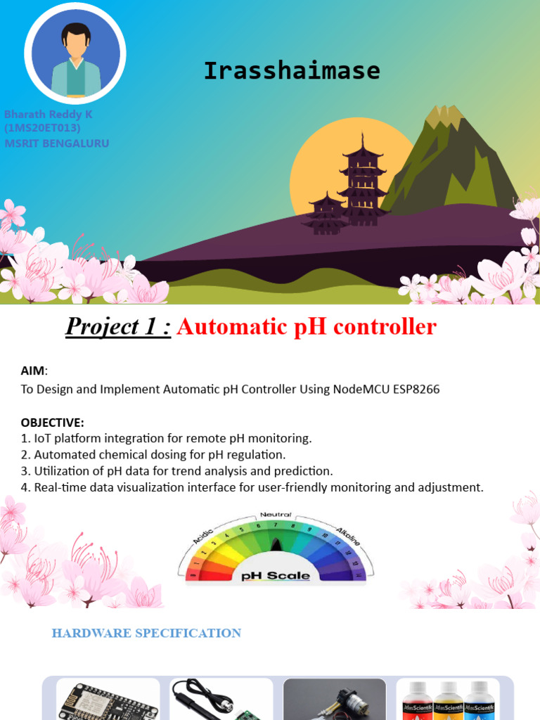 Project Sanko Kogyo | PDF | Microcontroller | Internet Of Things