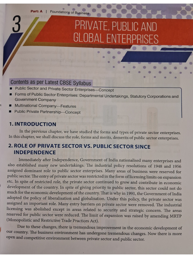 Chapter 3 (Business Studies) . | PDF