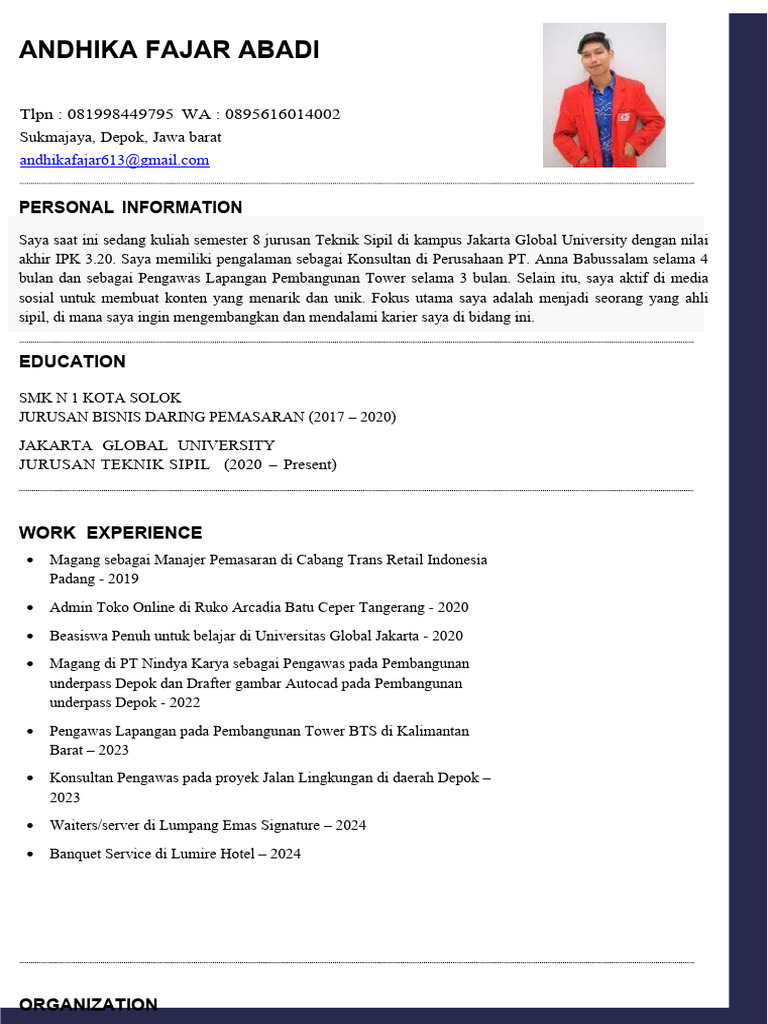 CV Andhika Fajar Abadi New Update Indo | PDF