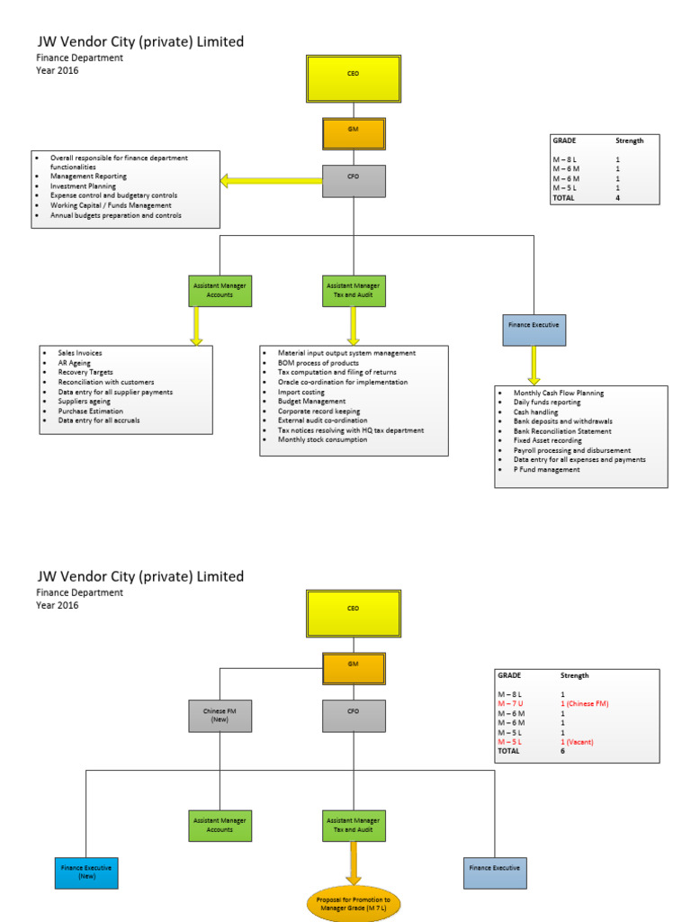 Finance Team Structure 2018 | PDF | Chief Financial Officer | Banks