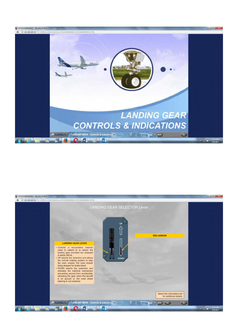 A320 ECAM Indication ATA 32 Landing Gear | PDF