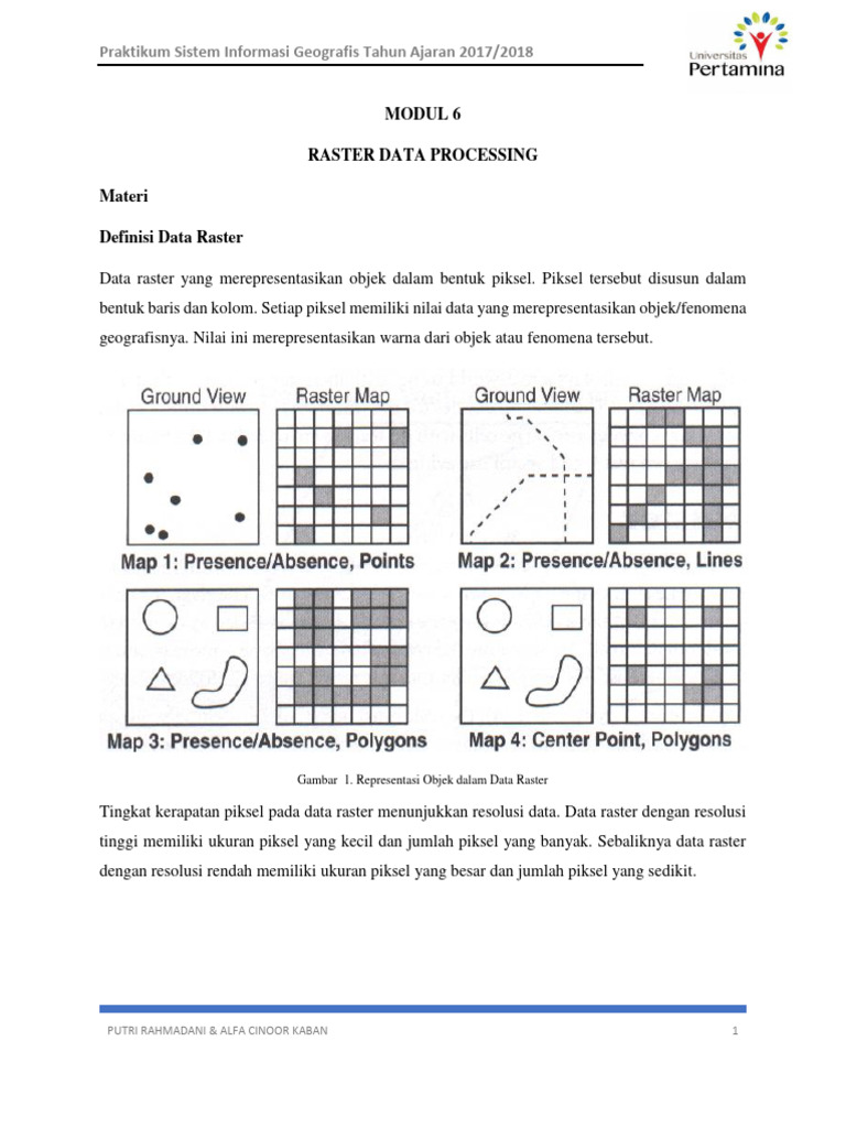Modul 6 (Raster Data Processing) | PDF | Komputer | Teknologi & Rekayasa