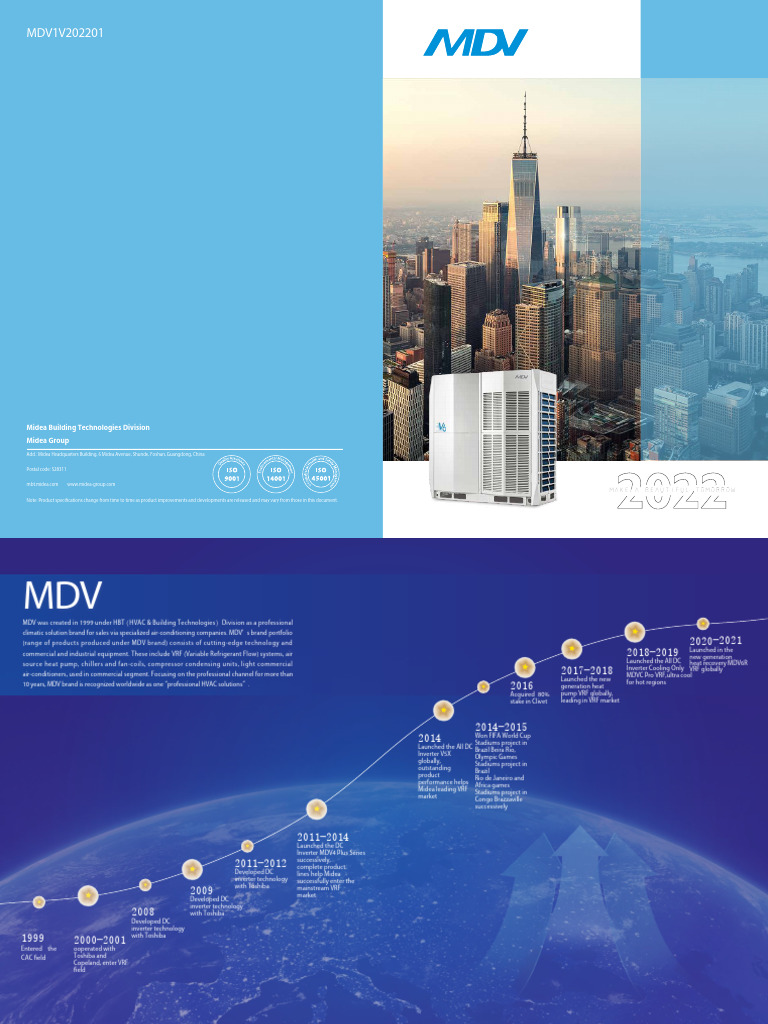 PD MDV VRF MDV6 MDV6i MDV6R MDVCPRO MDVCi MINI 20220121 V1 | PDF ...