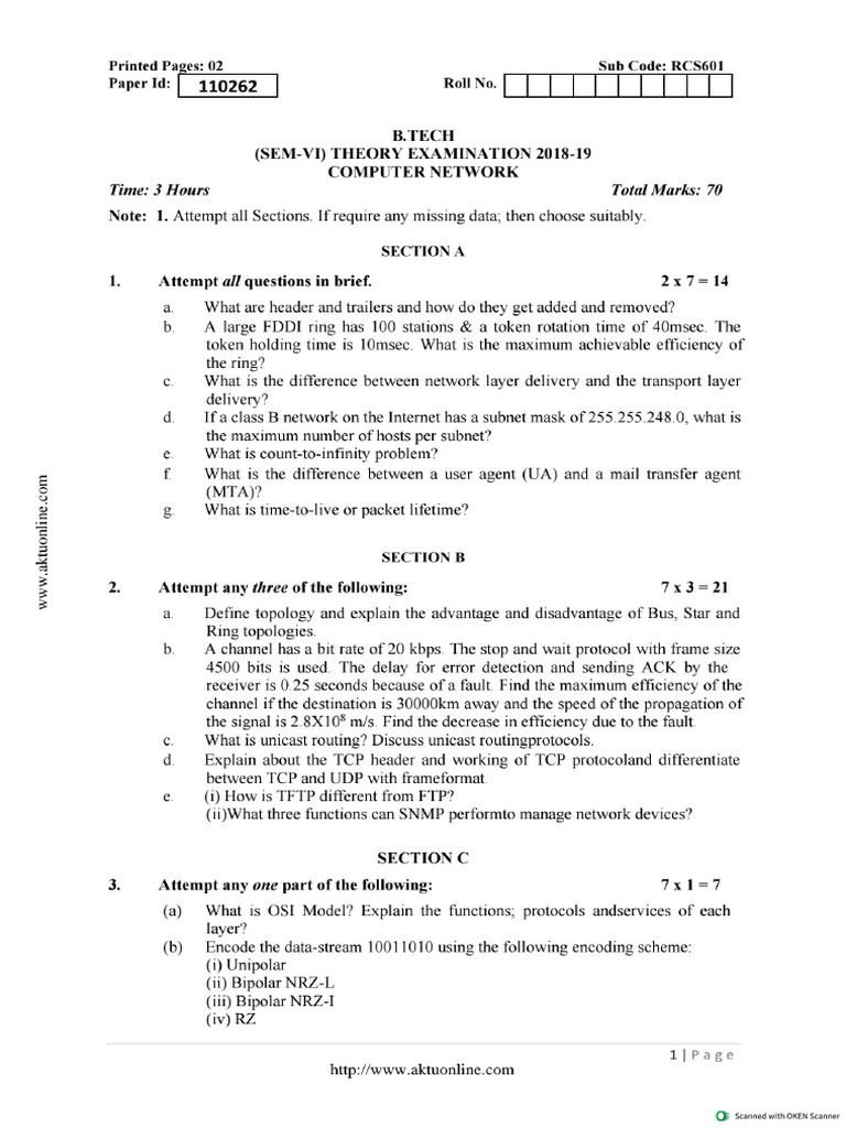Computer Network 5 | PDF