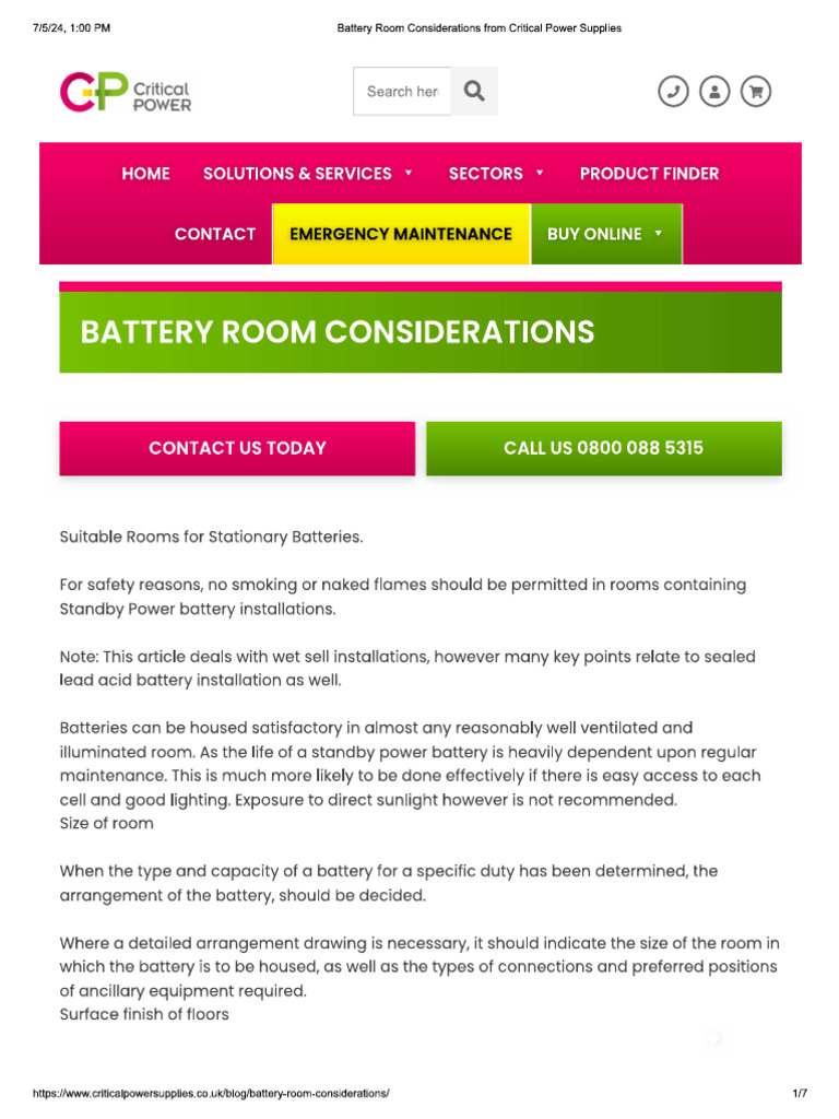 Battery | PDF