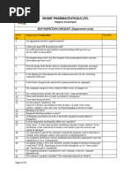 SHE Inspection Checklist | PDF | Forklift