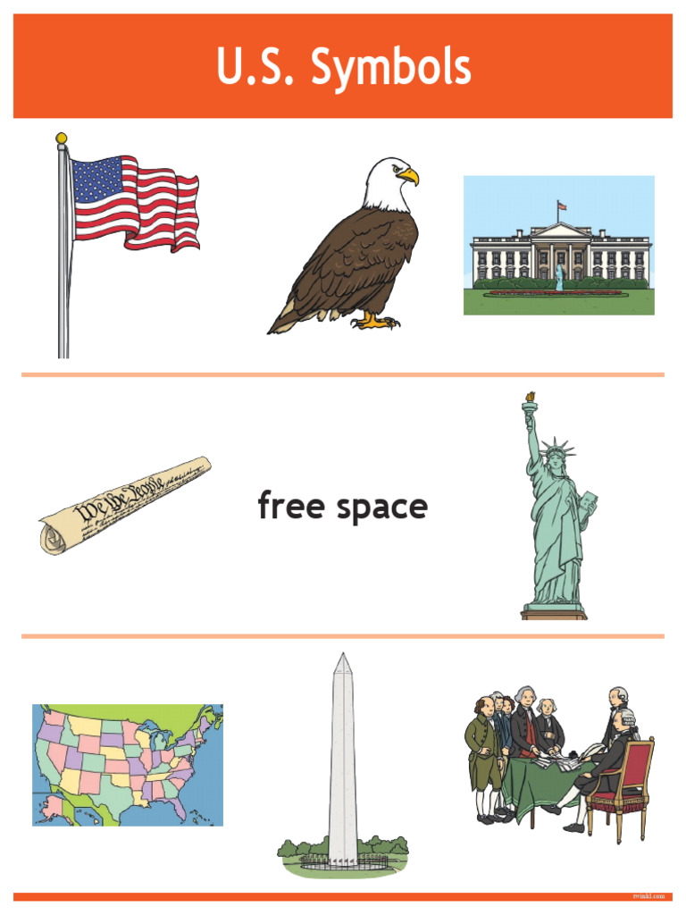 Color U.S. Symbols Bingo | PDF