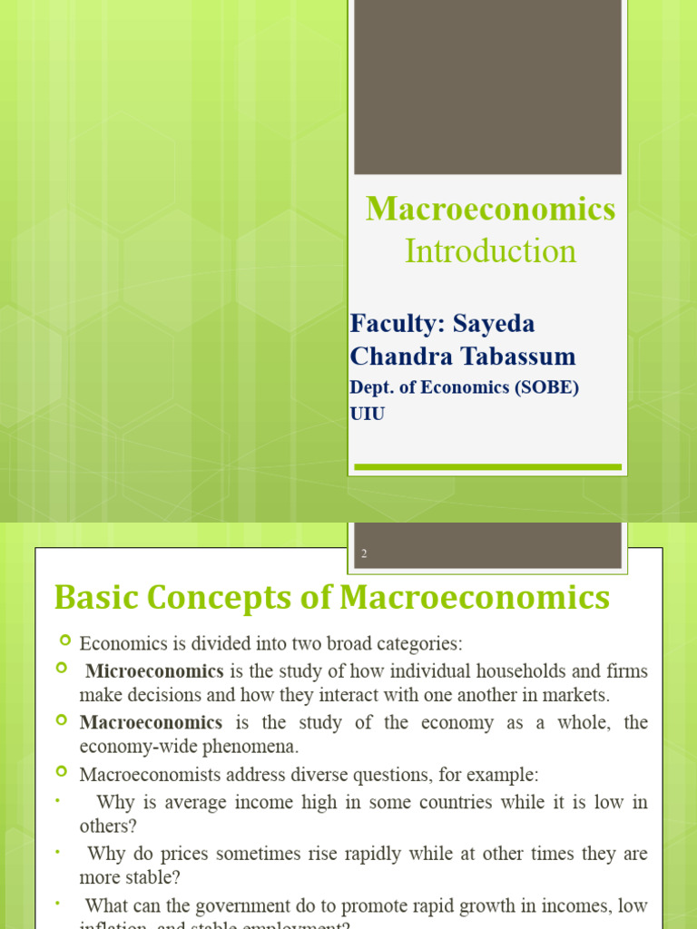 Basic Concepts of Macro | PDF | Macroeconomics | Fiscal Policy