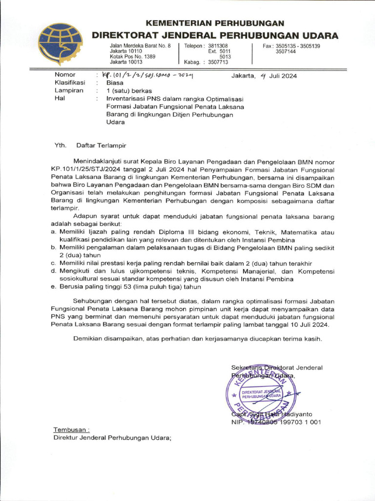 Inventarisasi PNS Dalam Rangka Optimalisasi Formasi Jabatan Fungsional ...