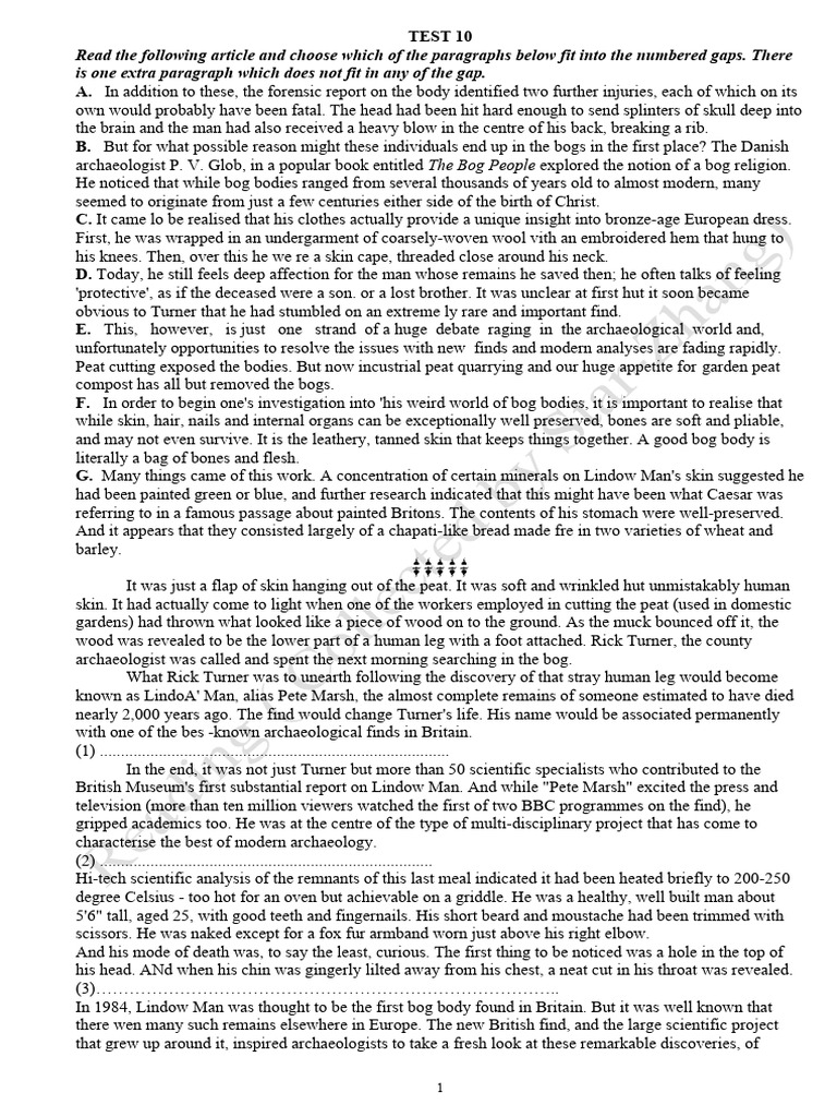 Reading Comprehension 10 | PDF | Social Science | History