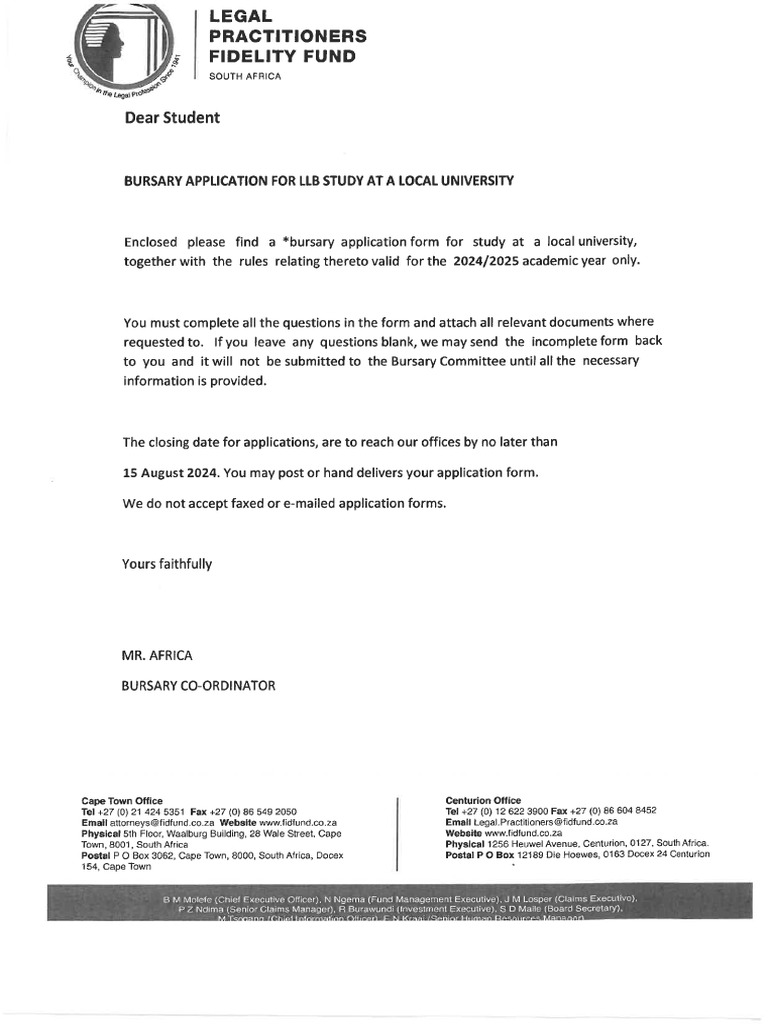 2025.2026 LLB Application | PDF