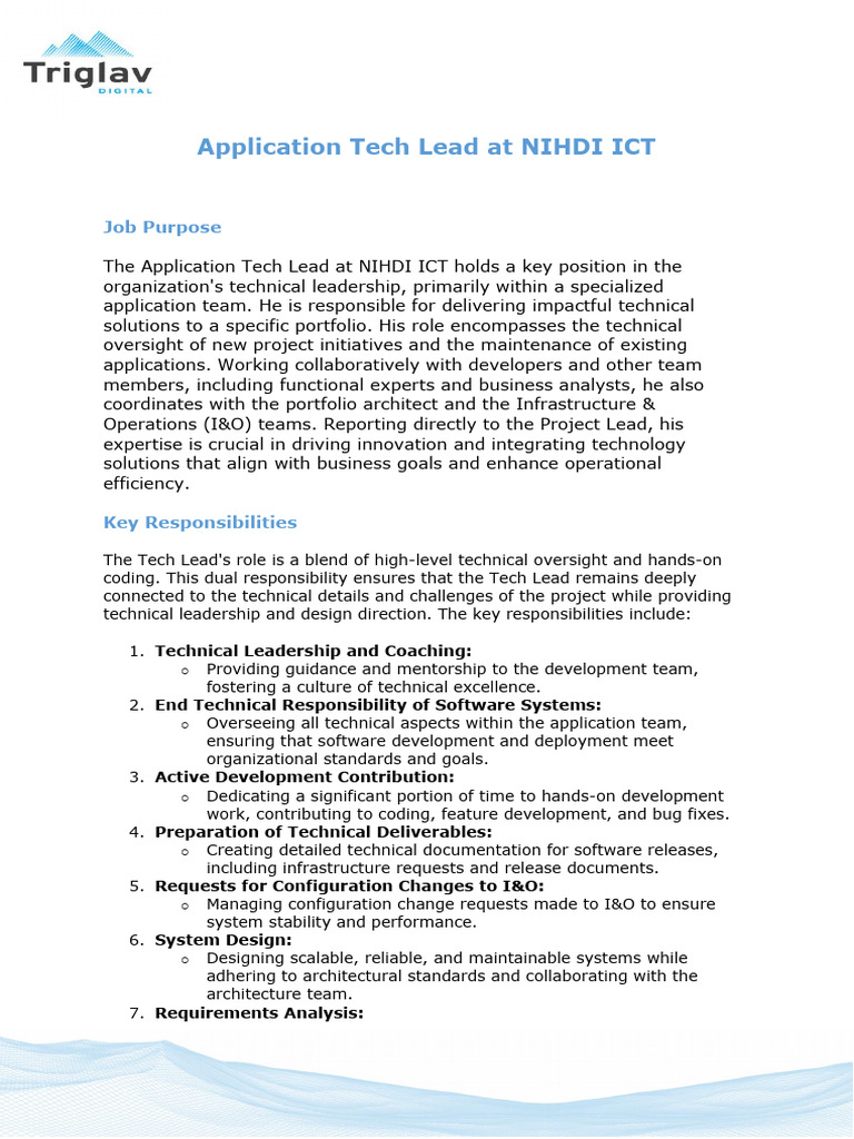 Technical Lead .NET | Download Free PDF | Microsoft Azure | Leadership