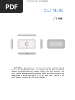 ZLT S90 LTE Indoor CPE Overview | PDF | Wi Fi | Lte (Telecommunication)