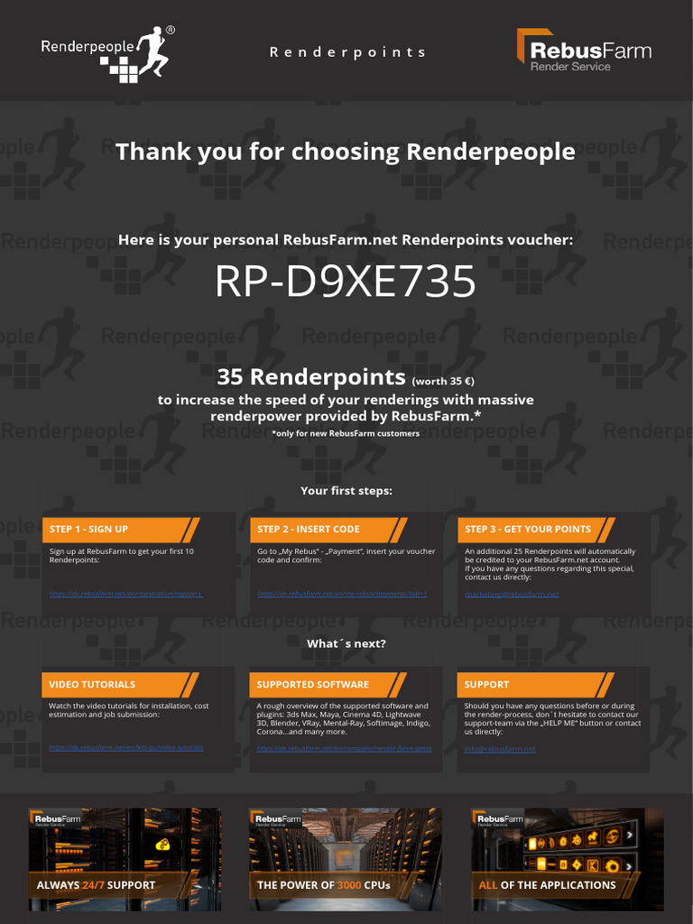 Renderpeople Renderpoints Voucher | PDF | Application Software | Computer Aided Design