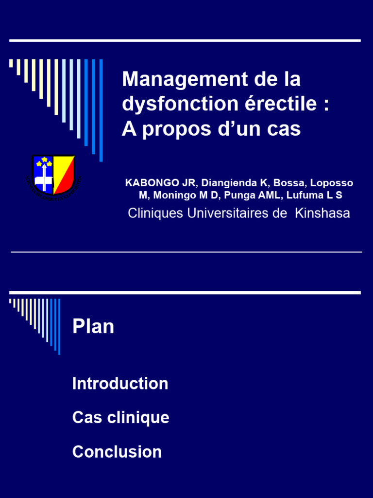 3.kabongo 2 | PDF | Impuissance sexuelle | Spécialités médicales