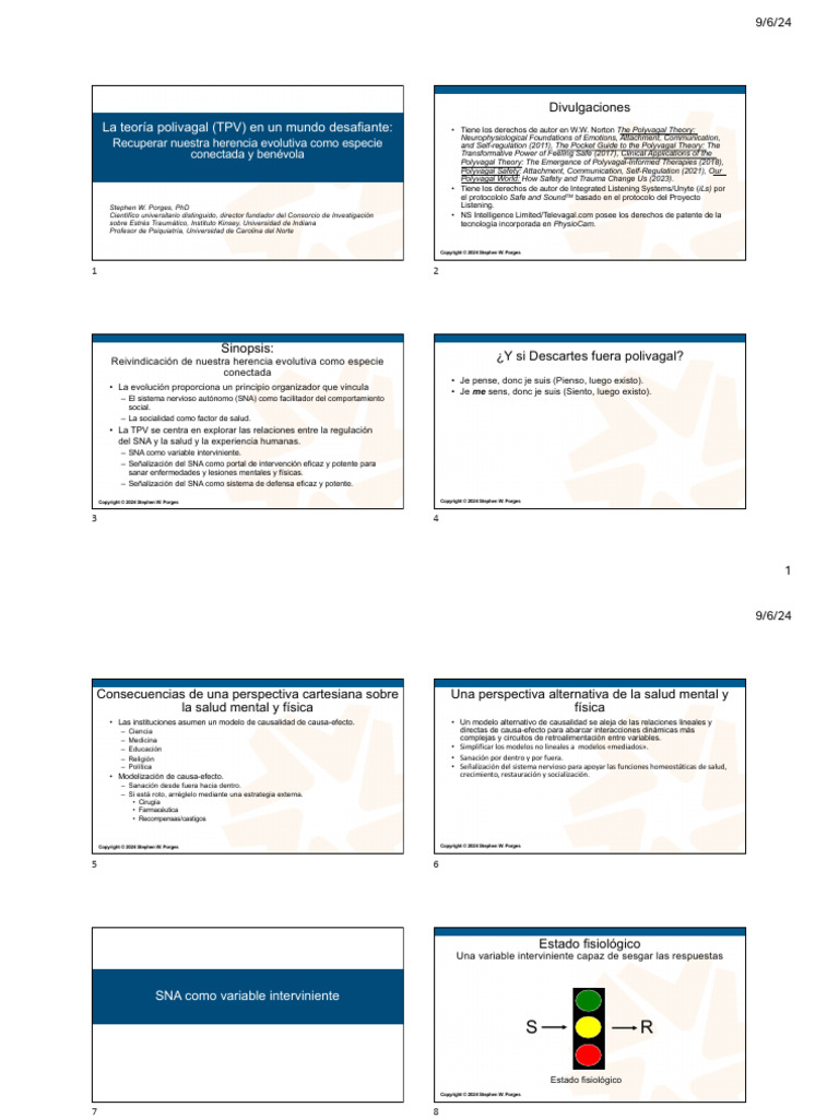 Porges | PDF | Nervio vago | Homeostasis