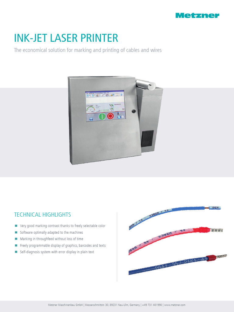 Data Sheet - Ink Jet - Printer | PDF | Printer (Computing) | Computing