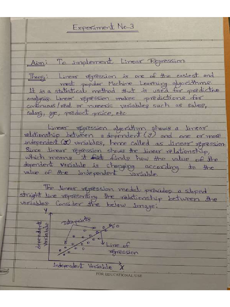 ML Exp.3-5 Write Up | PDF