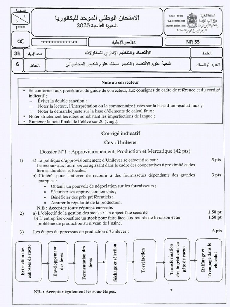 Examen EOAE 2023 NSR 1 | PDF