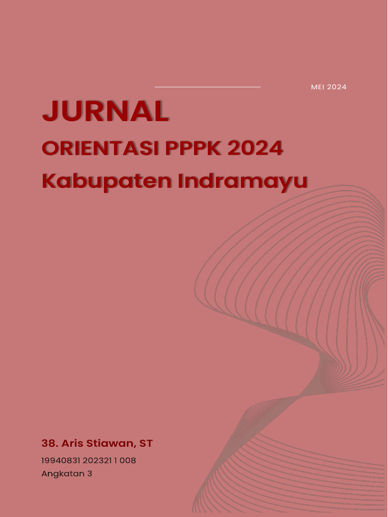 Jurnal Orientasi PPPK 2024 Aris Stiawan | PDF