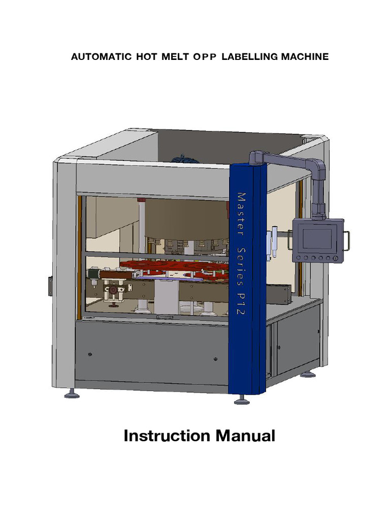 Manual-BOPP Hot Glue Labeling Machine | PDF | Switch | User Interface