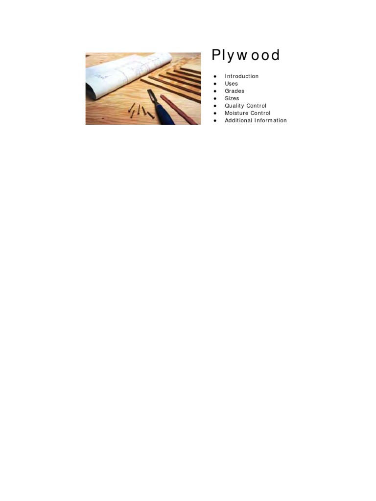 Plywood | PDF