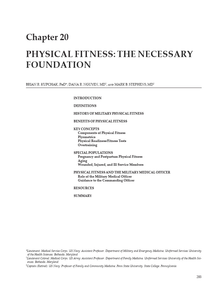 Fund ch 20 | PDF | Physical Fitness | Strength Training