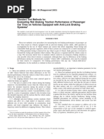 MFDD Formula for Braking Tests | PDF | Brake | Vehicles