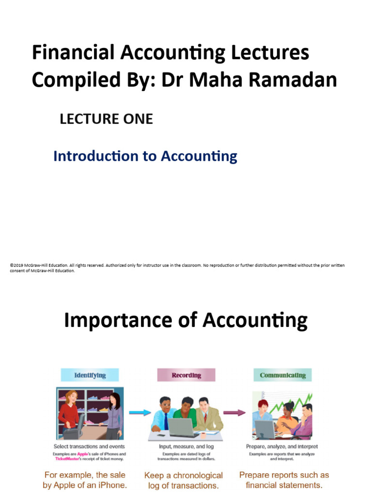 Financial Accounting Lectures | PDF | Balance Sheet | Income Statement