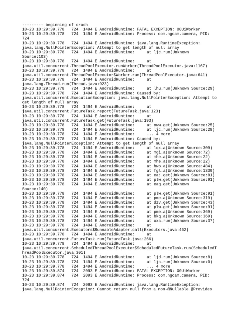 Logcat 1698031786789 | PDF | Java Virtual Machine | Object Oriented Programming