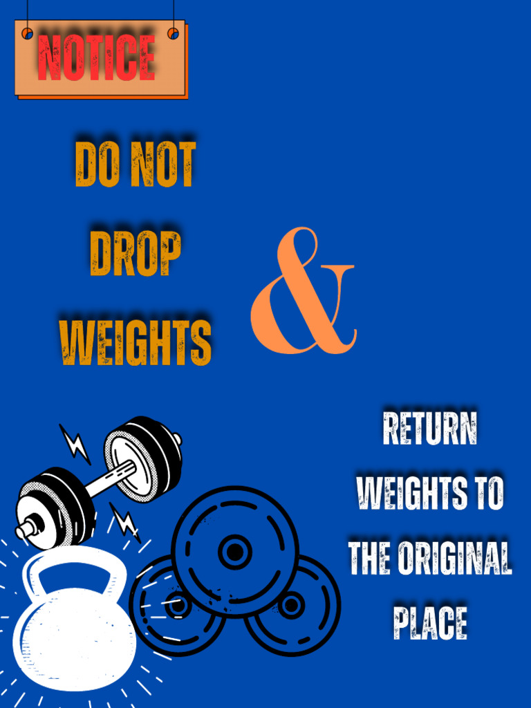 Signage Weights Gym | PDF