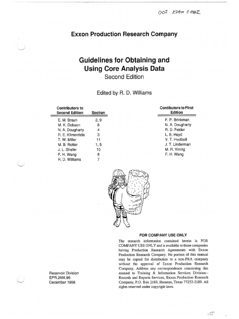 Guidelines For Obtaining and Using Core Analys | PDF