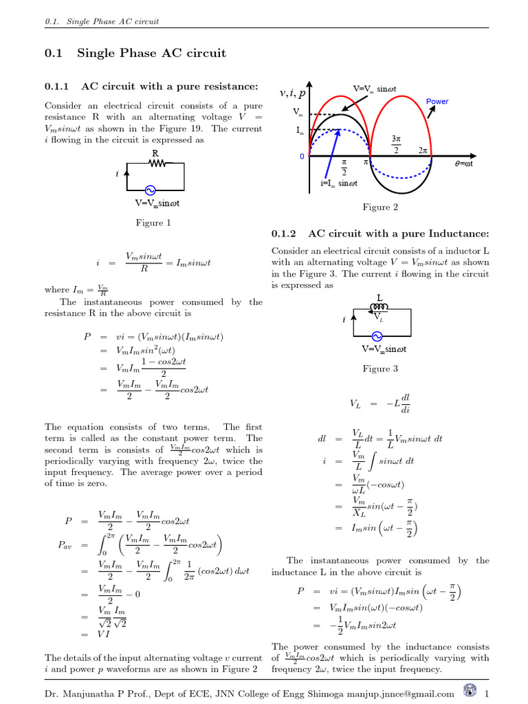 Module 2 Single Phase Three Phase Circuits | Download Free PDF | Electric Motor | Materials Science