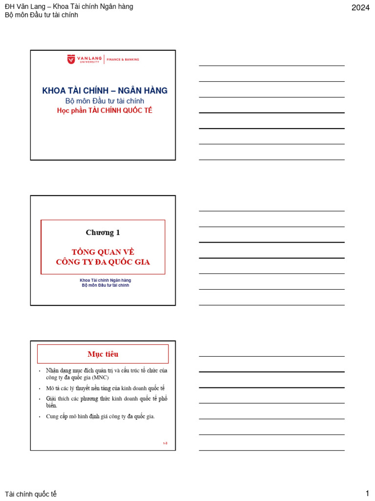 C1 - TCQT - Tong Quan QTTC Da Quoc Gia-Đã G P | PDF