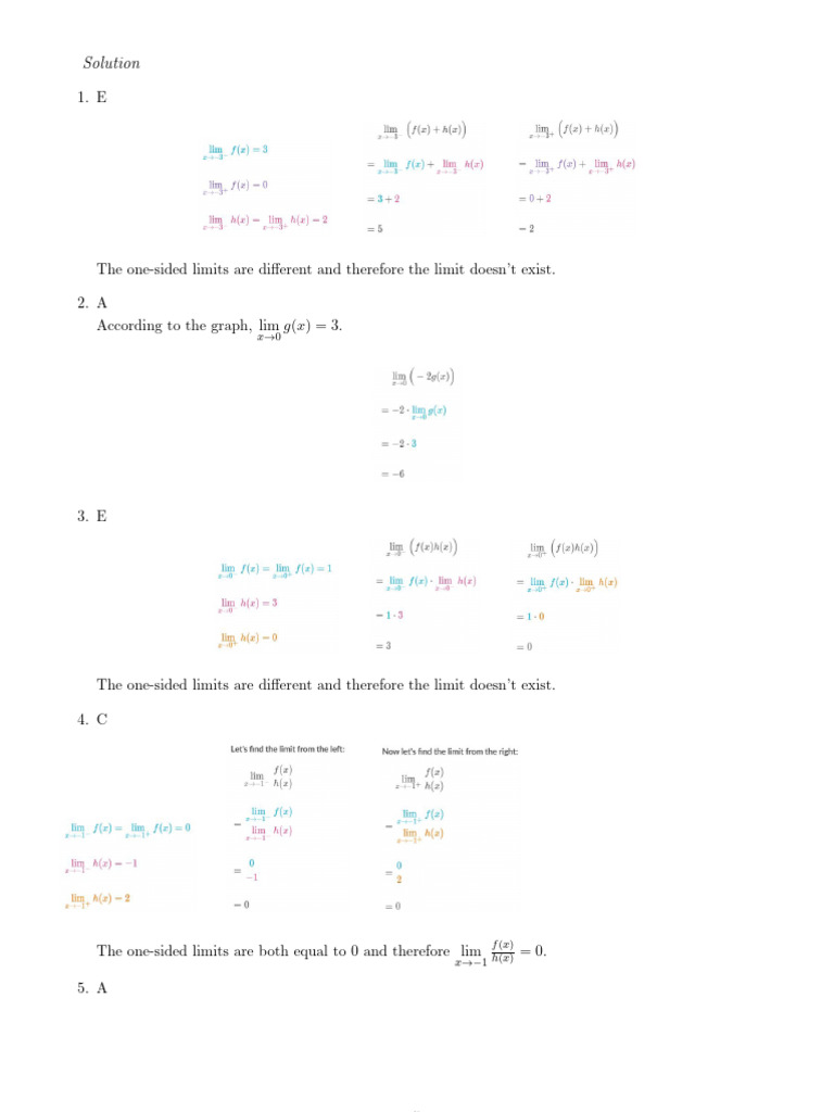 Inclass Exercises 4 Sol | PDF