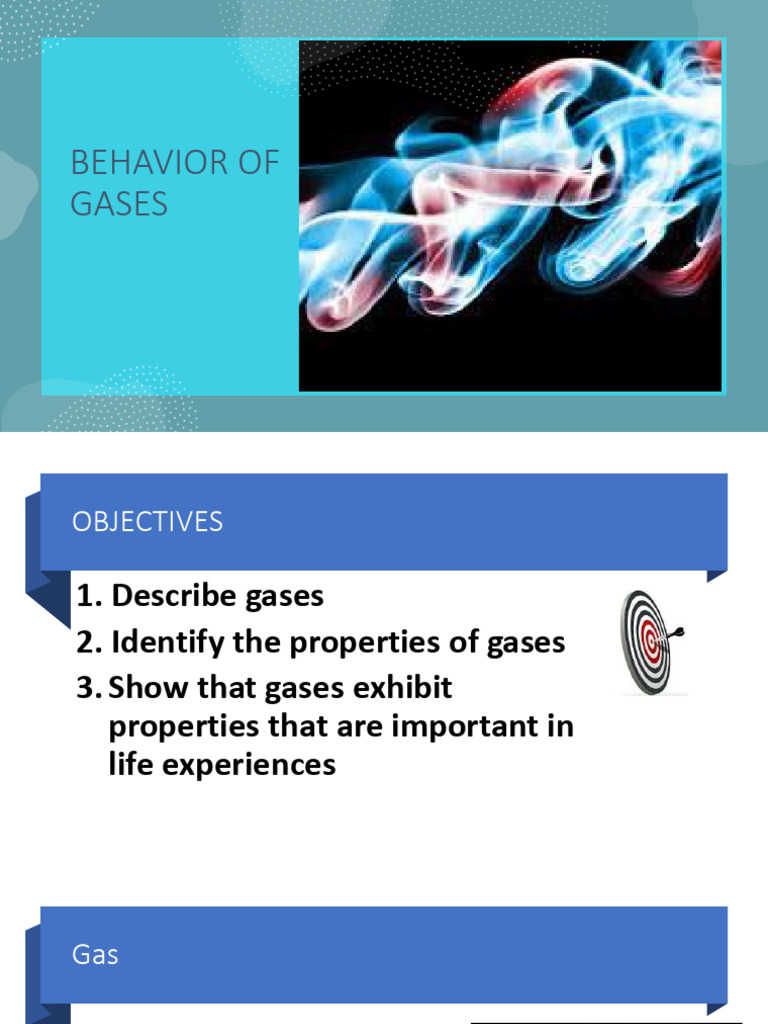 Behavior of Gases and-Boyles-Law | PDF | Gases | Pressure