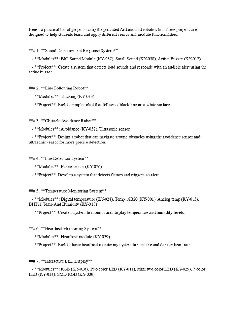Practical Ideas Sensor Kit | PDF | Sensor | Switch