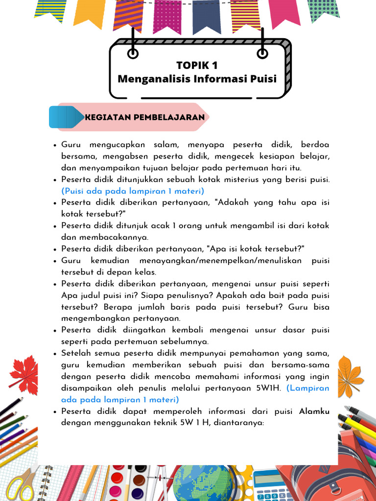 2165 - Topik 1 - Final - MA2 - Bayu Iskandar - Bahasa Indonesia - Fase C - Kelas 5 (3) - Bayu ...