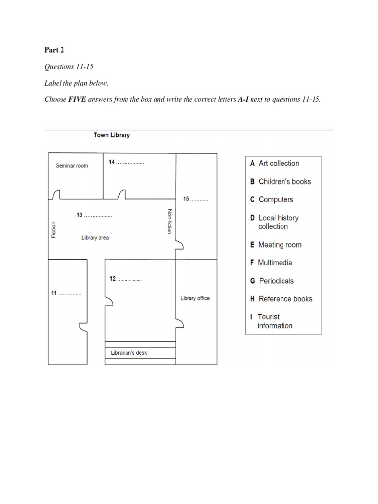 Listening Home Task Label The Plan | PDF