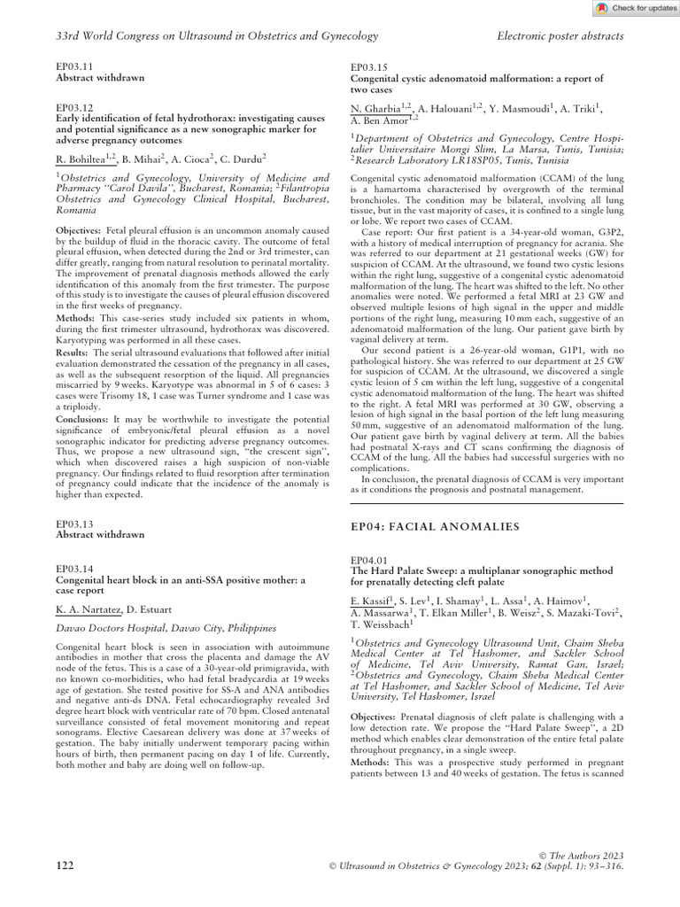 Ultrasound in Obstet Gyne - 2023 - Kassif - EP04 01 The Hard Palate ...