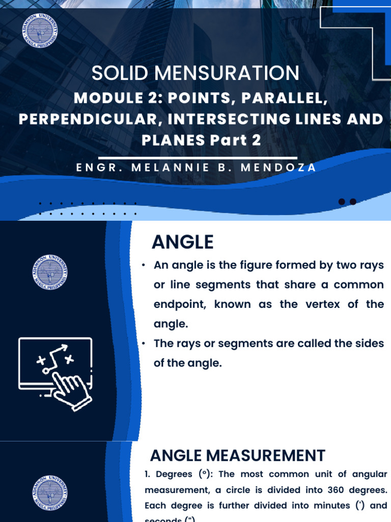 Module 2 Solid Mensuration Part 2 Pdf Line Geometry Angle