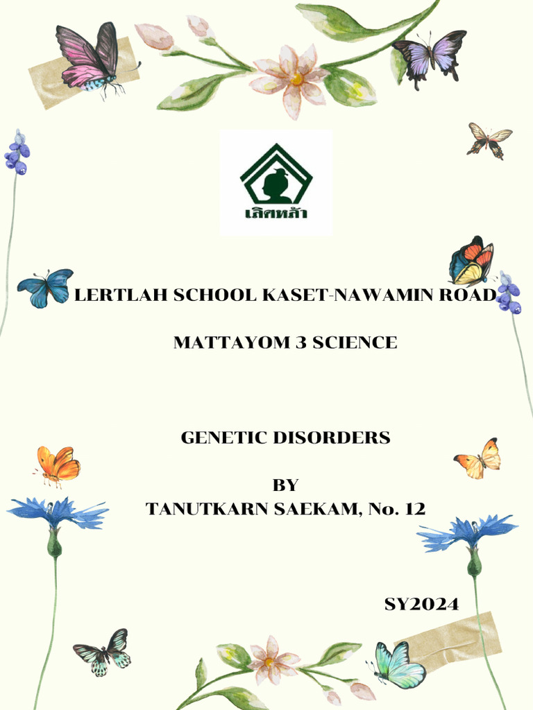 เลิศหล้า LERTLAH SCHOOL KASET-NAWAMIN ROAD MATTAYOM 3 SCIENCE GENETIC ...