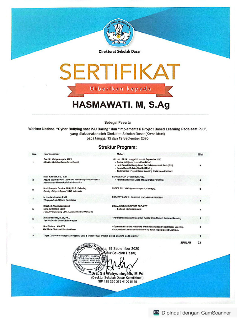 Sertifikat 2020 - 2 | PDF