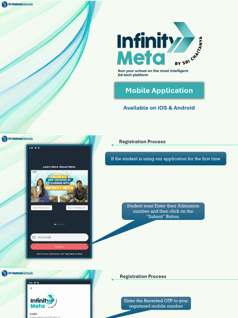 Infinity Meta Mobile Application-User Guide | PDF | Flashcard | Software