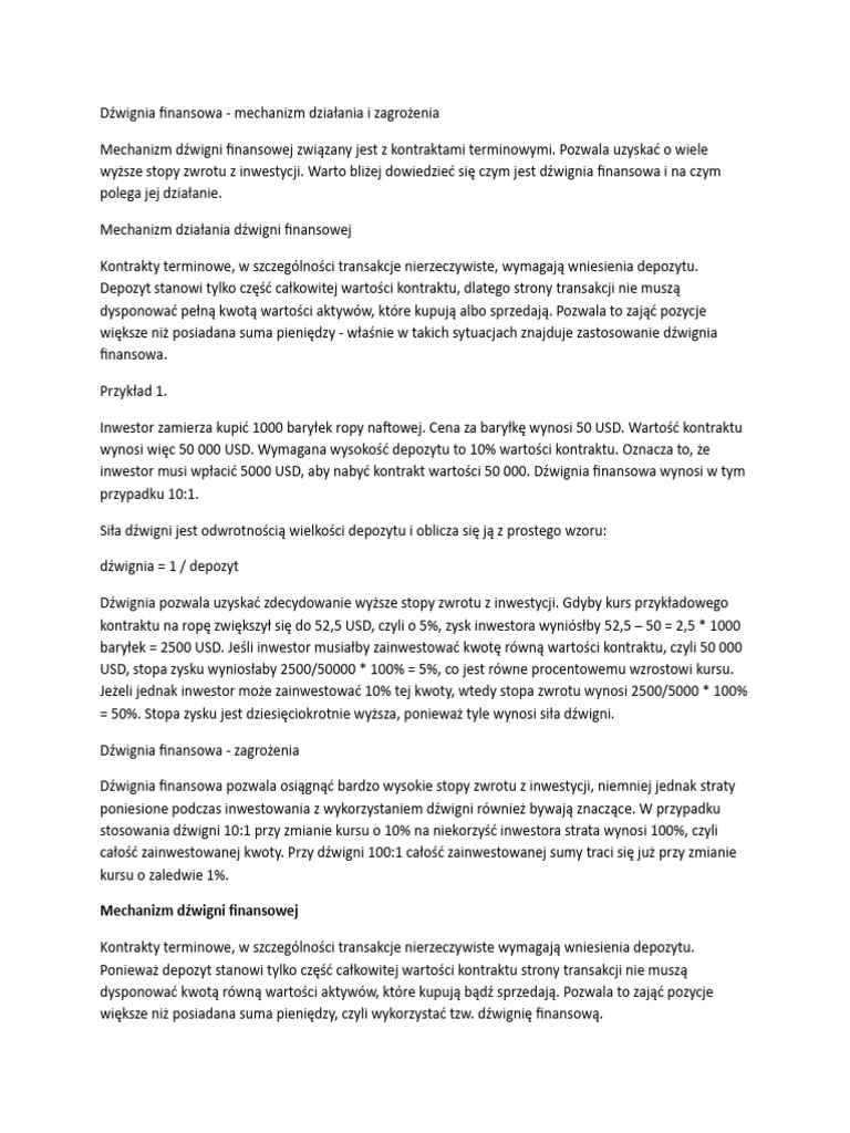 3.podstawy Teorii Finansów | PDF