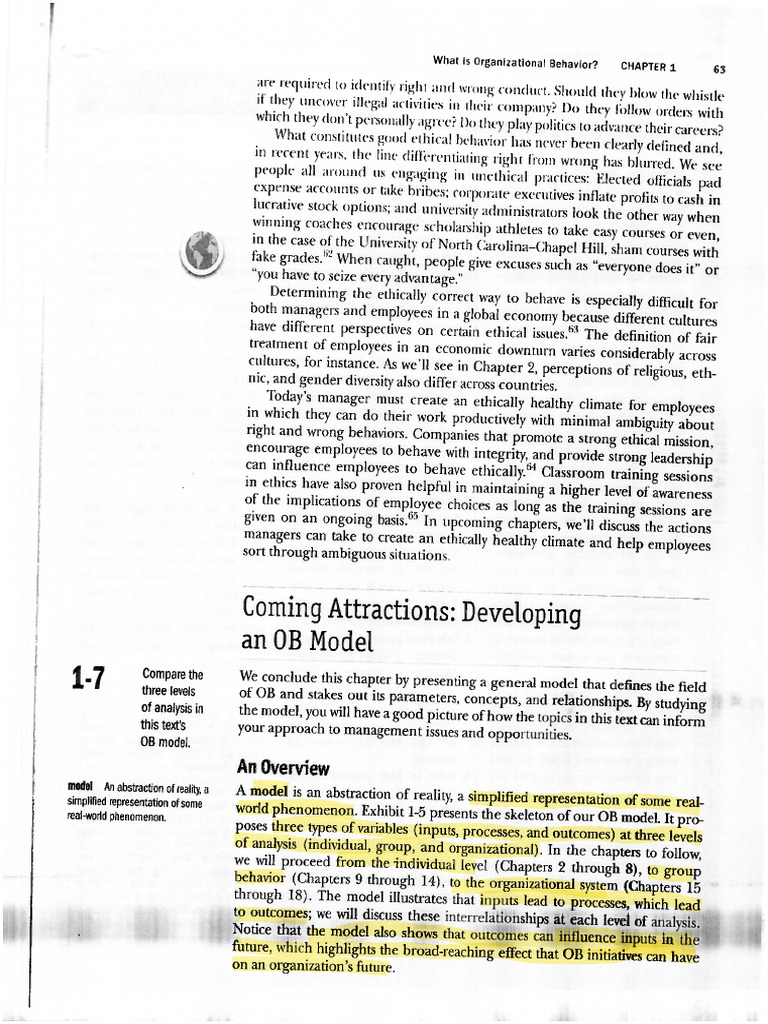 1d. Developing An OB Model (Pgs 63-70) | PDF